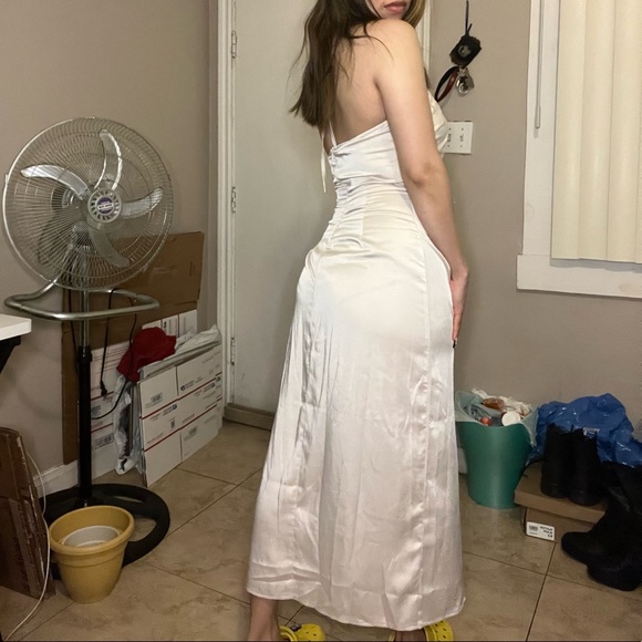 Missguided | Dresses | Missguided Satin Maxi Dress | Poshmark